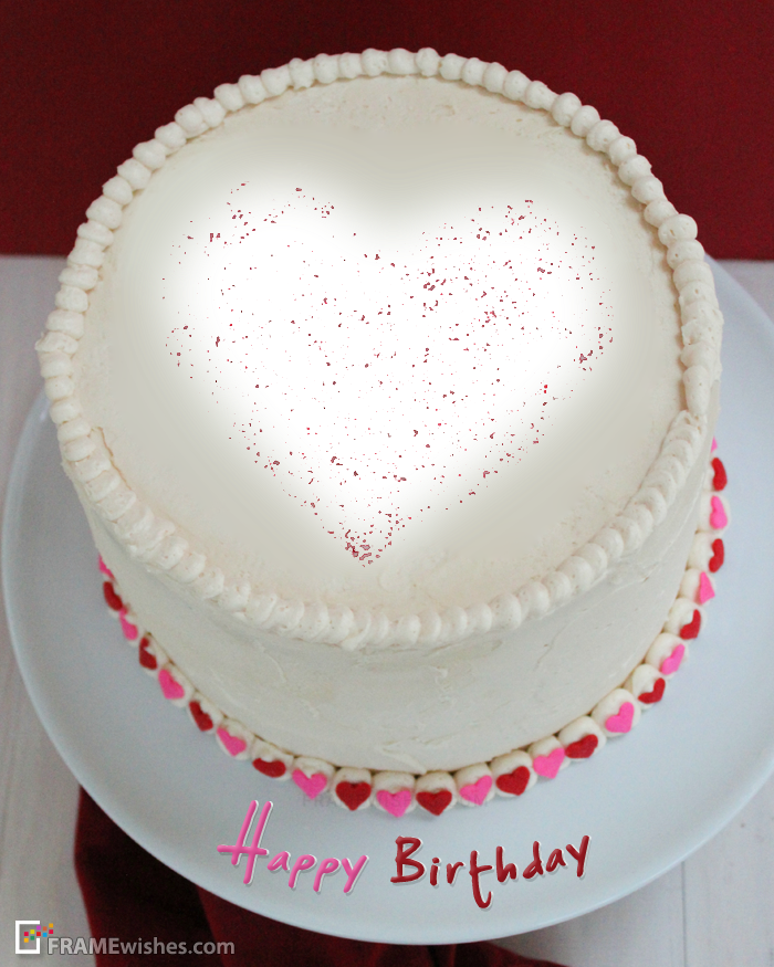 Happy Birthday Cake With Personal Photo Happy Birthday Cake With Personal Photo